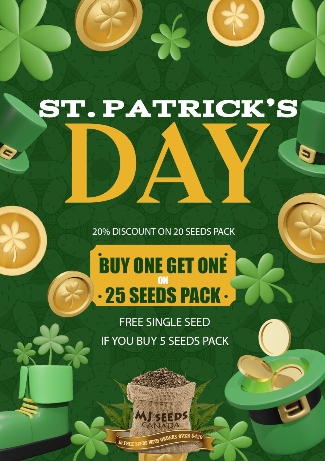 Marijuana Seeds Canada | Cannabis Seeds For Sale | MjseedsCanada